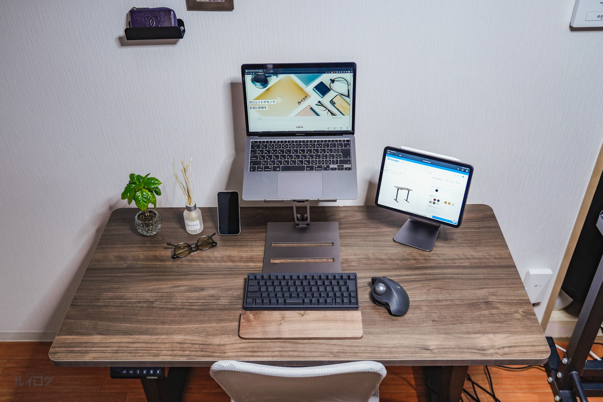 FLEXISPOT EF1 スタンディングデスクをレビュー。電動昇降式/耐荷重70kg/コスパ で導入しやすい！