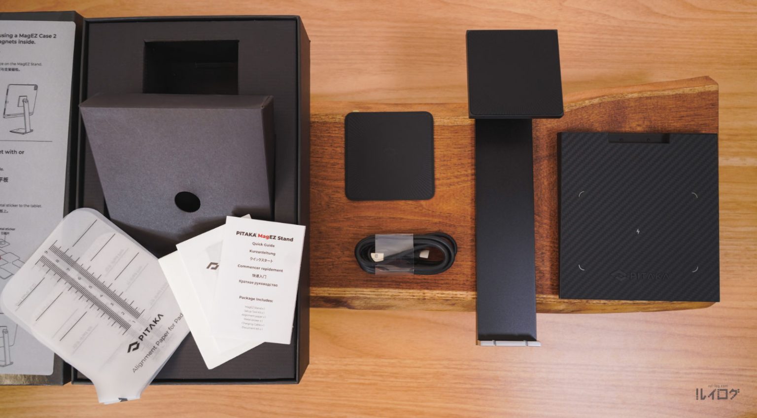 PITAKA iPad スタンド MagEZ Stand レビュー | 磁石でくっつくワイヤレス充電付き | ルイログ