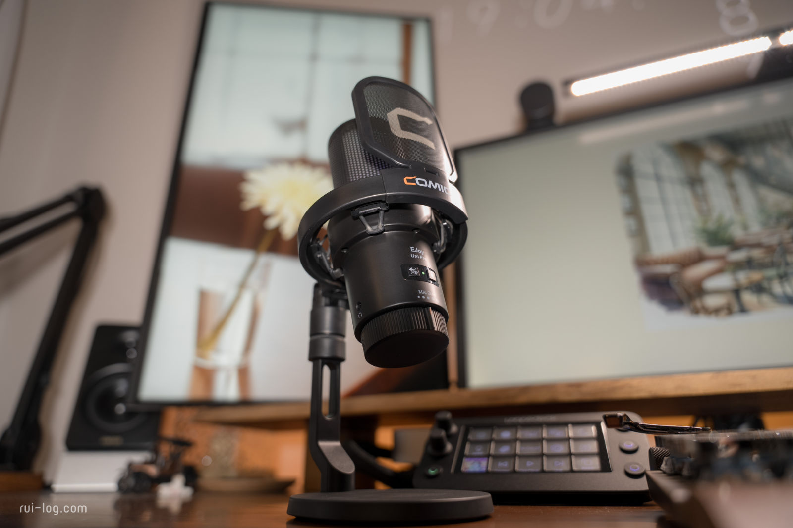 COMICA EJoy Uni Pro レビュー｜ワイヤレス対応コンデンサーマイク、デスクのケーブルを1本なくせる快適さ | ルイログ